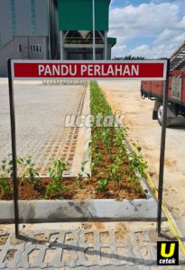 Signboard Bertiang / Papan Tanda Bertiang - Ucetak